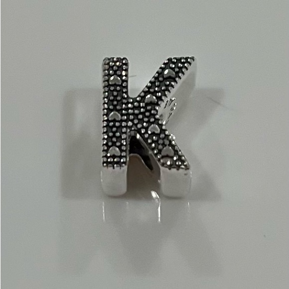 Pandora | Jewelry | Pandora Letter K Alphabet Charm | Poshmark